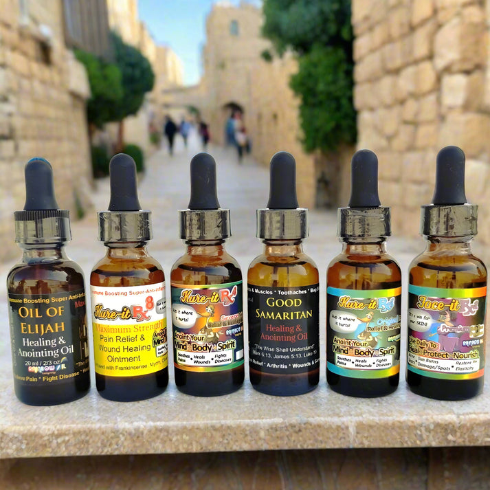 Elijah Max 6 Pack | Anointing Oil Bundle – Bible Healing Oil