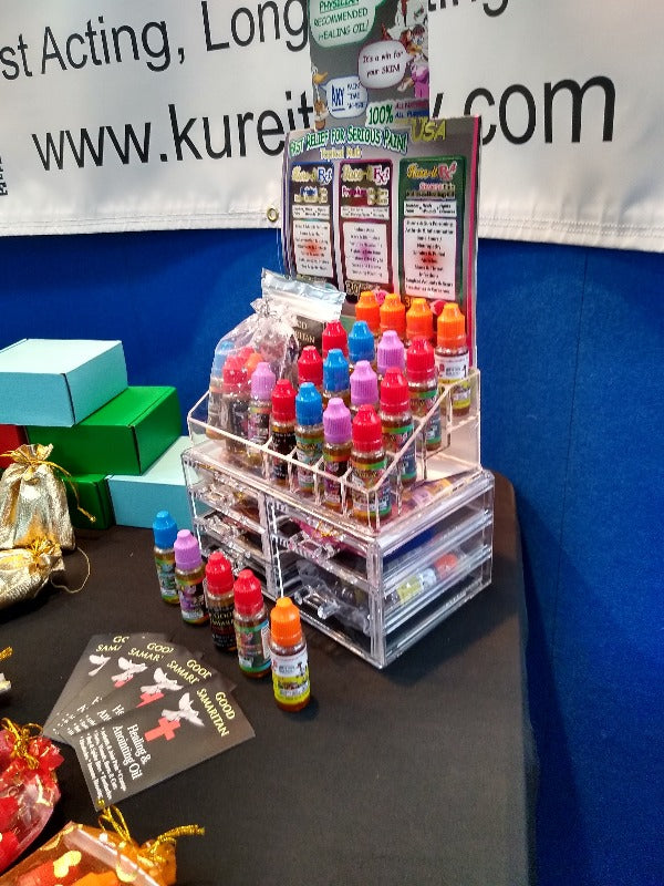 Kure-It Bible Healing Oil Trade Show Display